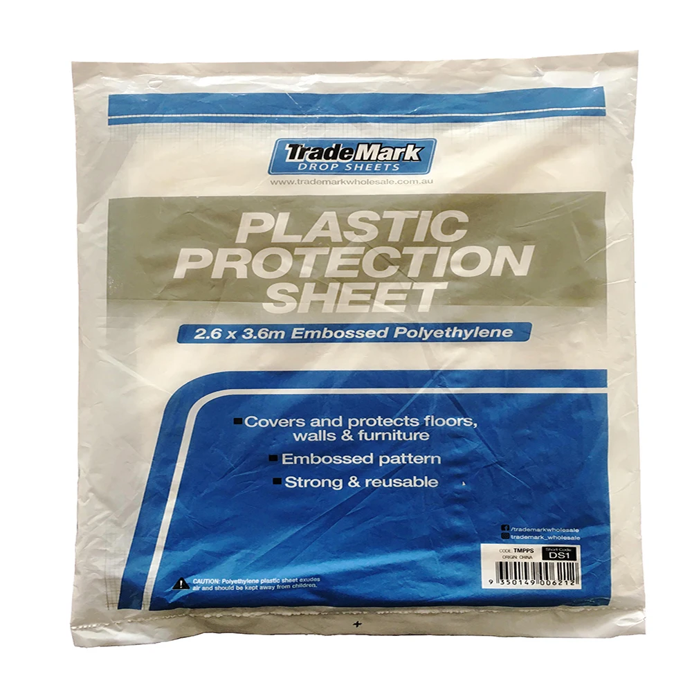 Dust Sheet Roll - Transparent Plastic for Packing & Modeling