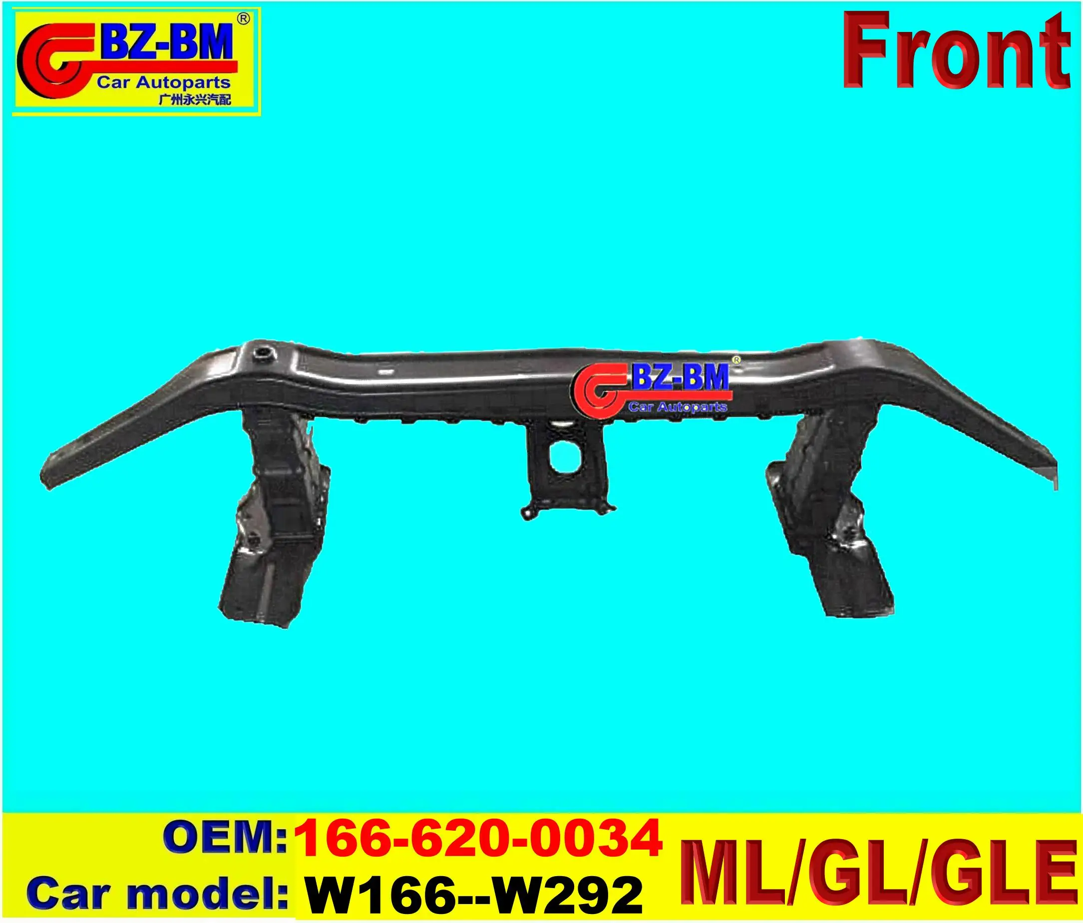 Hauben Kotflügel Front Bumper Reinforcer Bar Für Benz Headlight Bracket ...