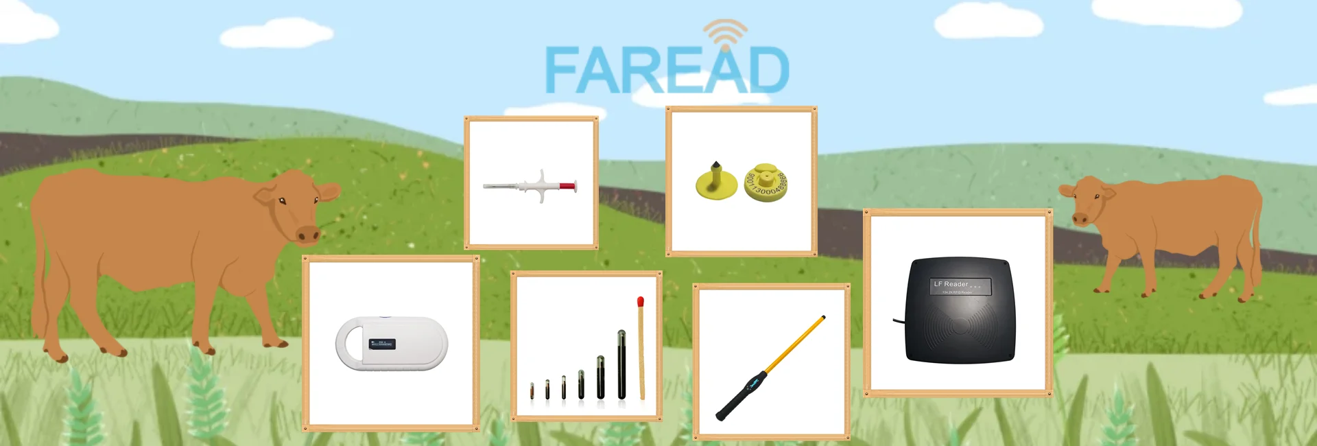 Iso11785 Stick Pet Scanner Rfid Usb Reader 1342khz Cattle Scanner Ear ...