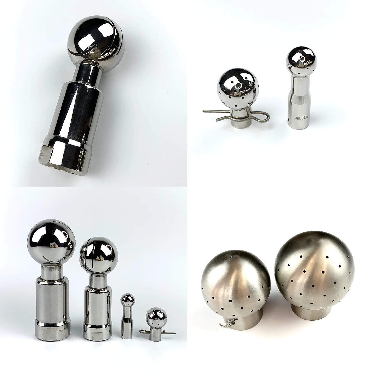 Sanitary Stainless Steel Fixed Spray Ball, View Stainless Steel Fixed ...