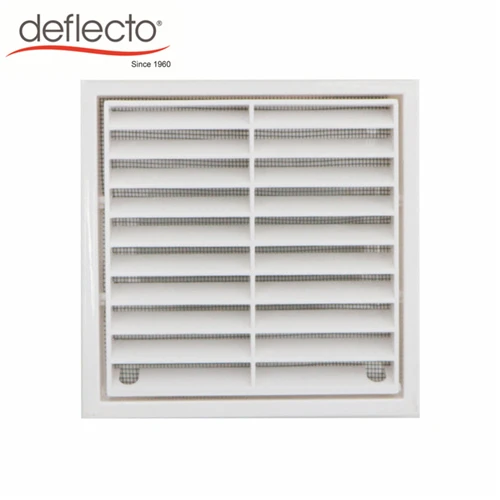 Hvac Hrv Ventilation Abs Square Fixed Blade Air Vent Cover Wall Vent ...