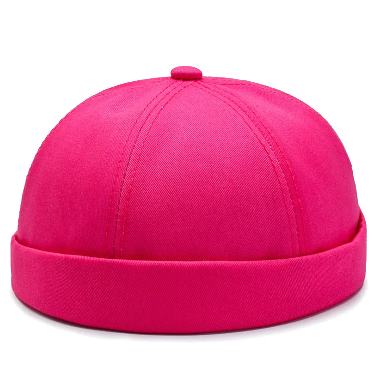 Unisex Blank Brimless Baseball Cap Without Visor Hats Skull Sailor Cap ...