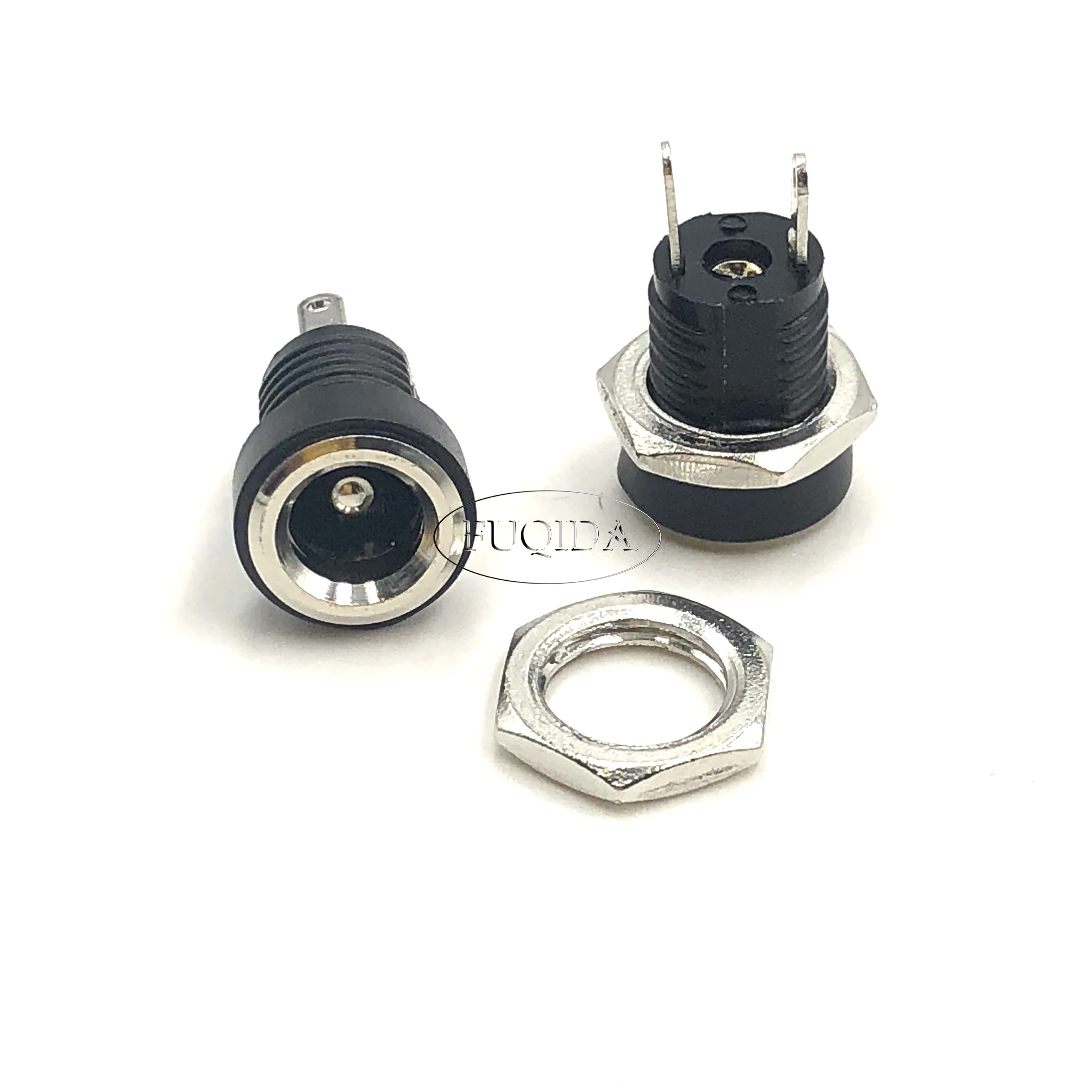 Dc022b Power Plug With Nut Dc Power Socket Dc-022 Power Jack Dc-022b ...