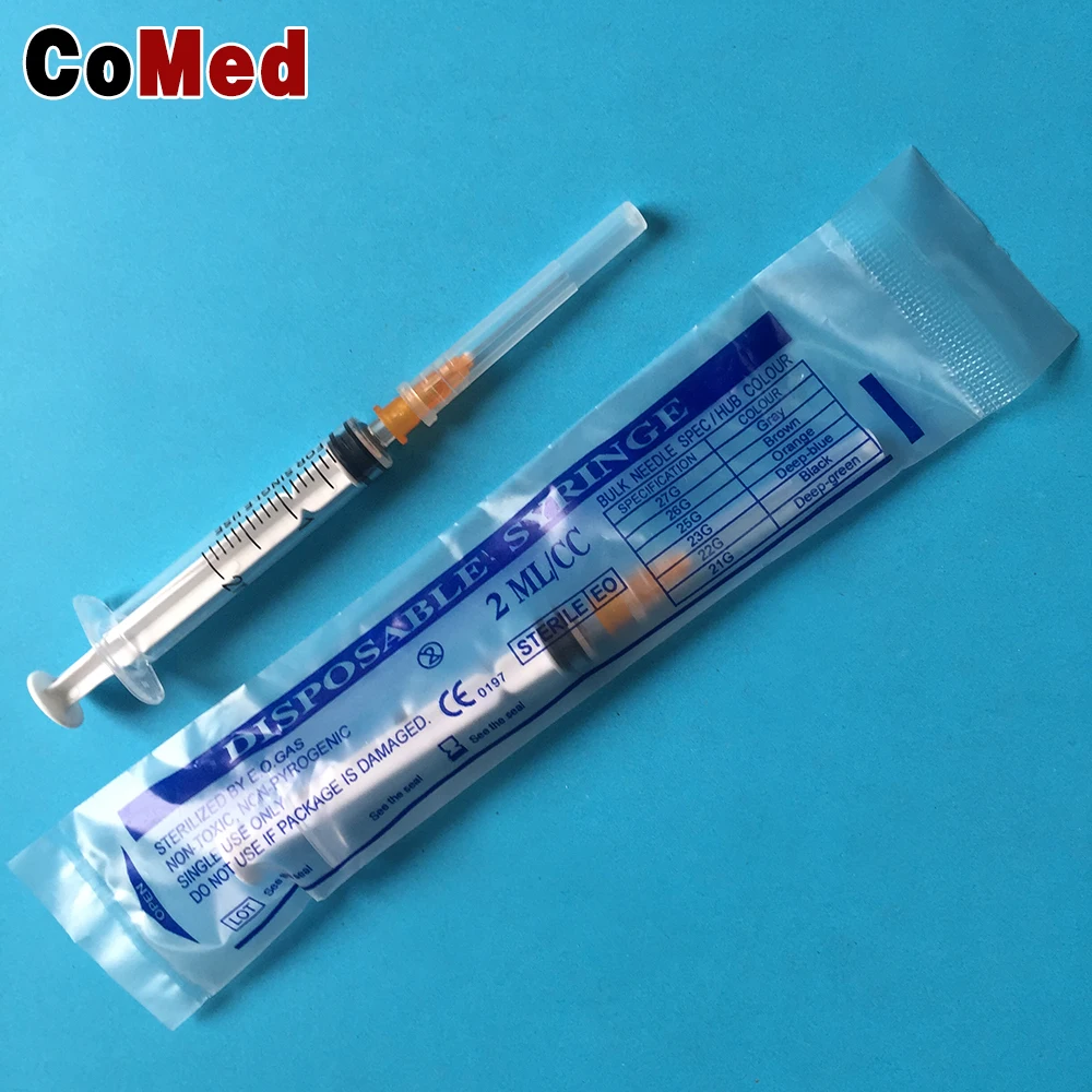 Disposable 2ml Syringe With Or Without Needle - Buy Dispobale Syringe ...