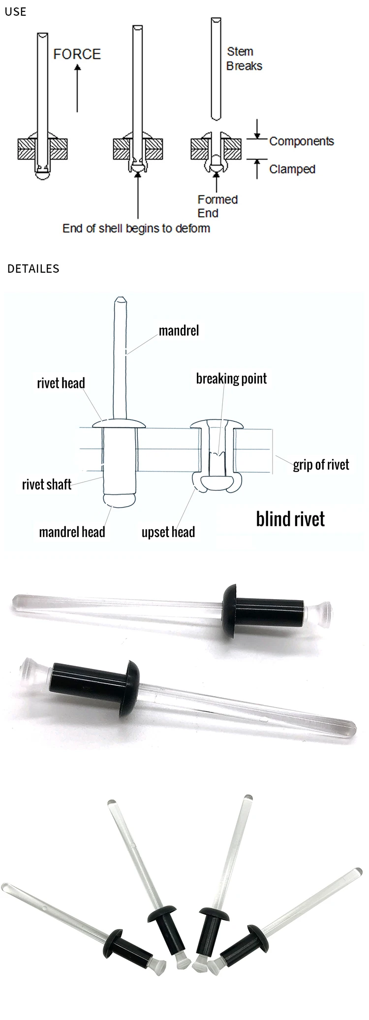 Shop High-Quality Plastic Rivets from Reliable Chinese Suppliers