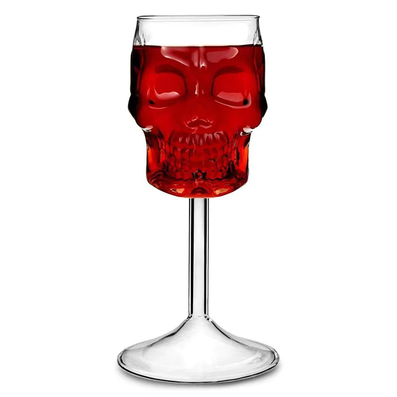 Custom Cranium Head Shape Wine Glass - Eco-friendly
