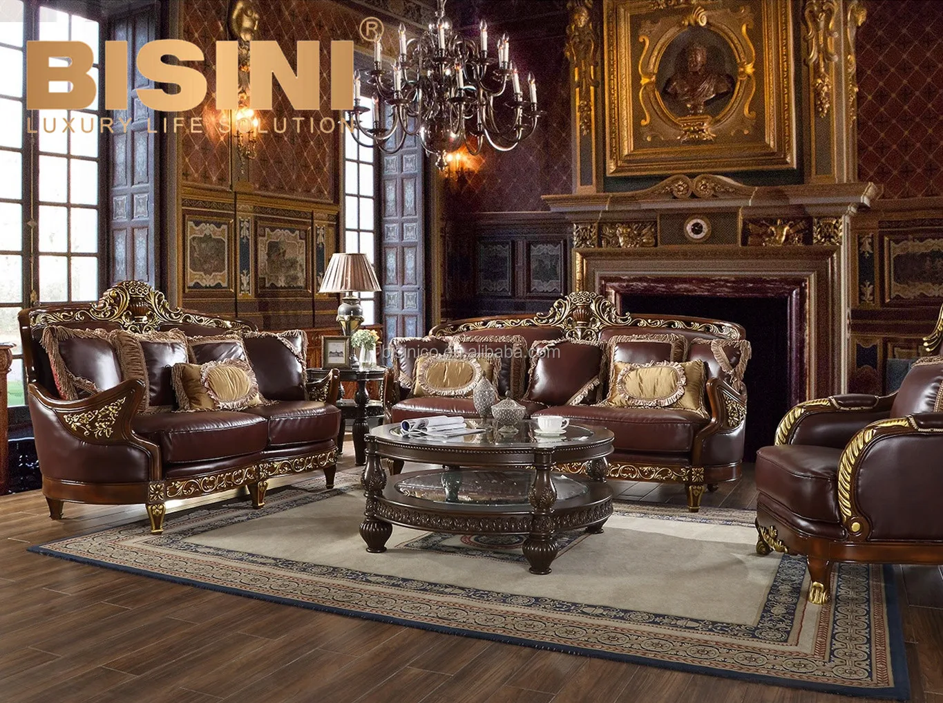 BISINI Saudi Arabia Majlis Arabic Sofa - Royal Palace Style