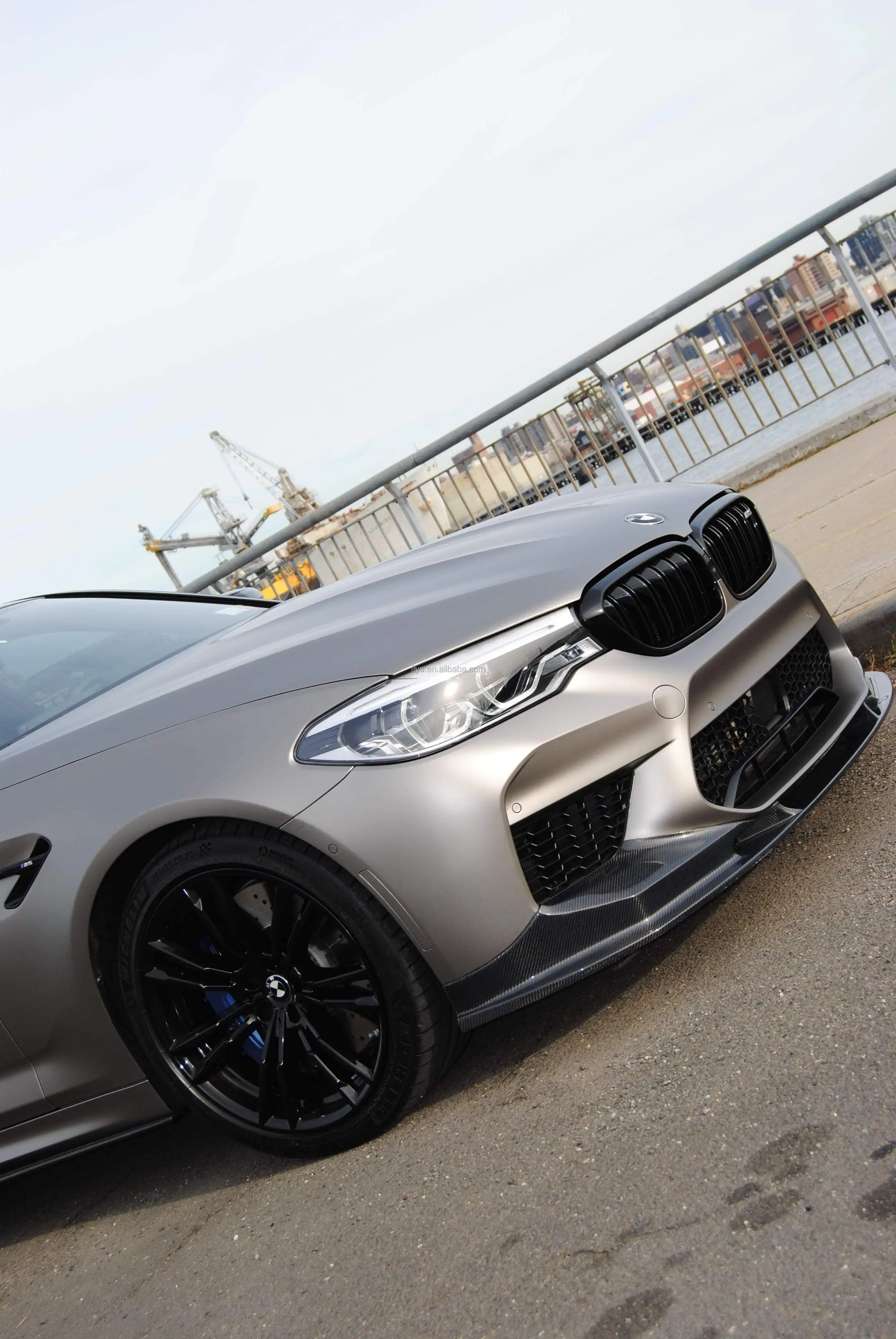 3D Carbon Fiber Front Lip for F90 M5 - Perfect Fitment