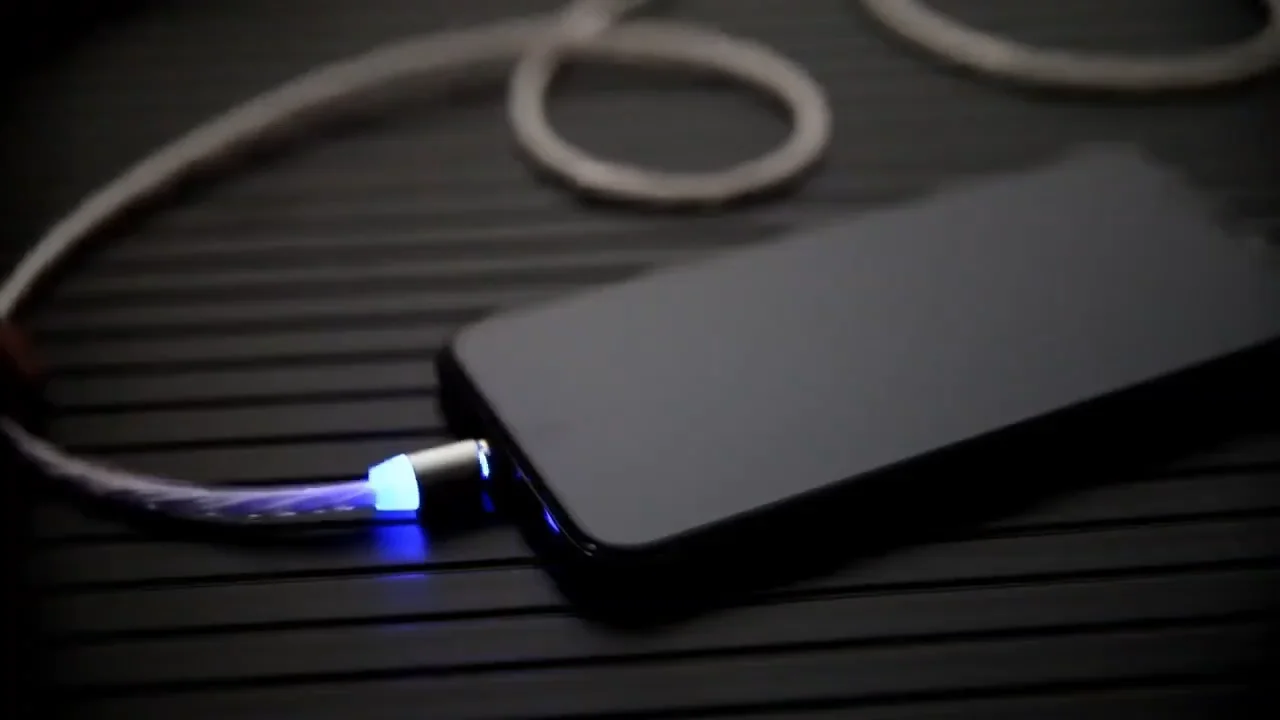 3-in-1 Multi-function Luminous Magnetic Data Cable Usb Cable Flowing ...