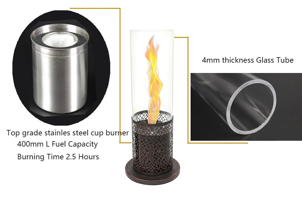 Inno Living Tt-10 Bio Ethanol Fireplace Fuel Canada Table Lamp - Buy ...