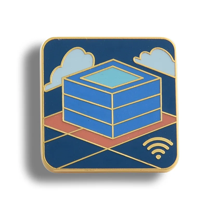 China Manufacturer Oem Metal Gold Enamel Pin Badge Custom Shaped Hard ...