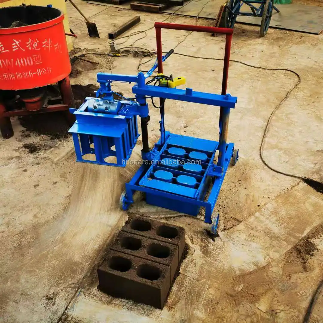 Mobile Manual Brick Block Making Machines - Buy Mobile Brick Making ...