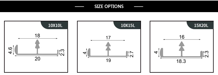 Lenwa Factory Aluminum Edge Banding For Cabinetry And Various Kinds Of ...