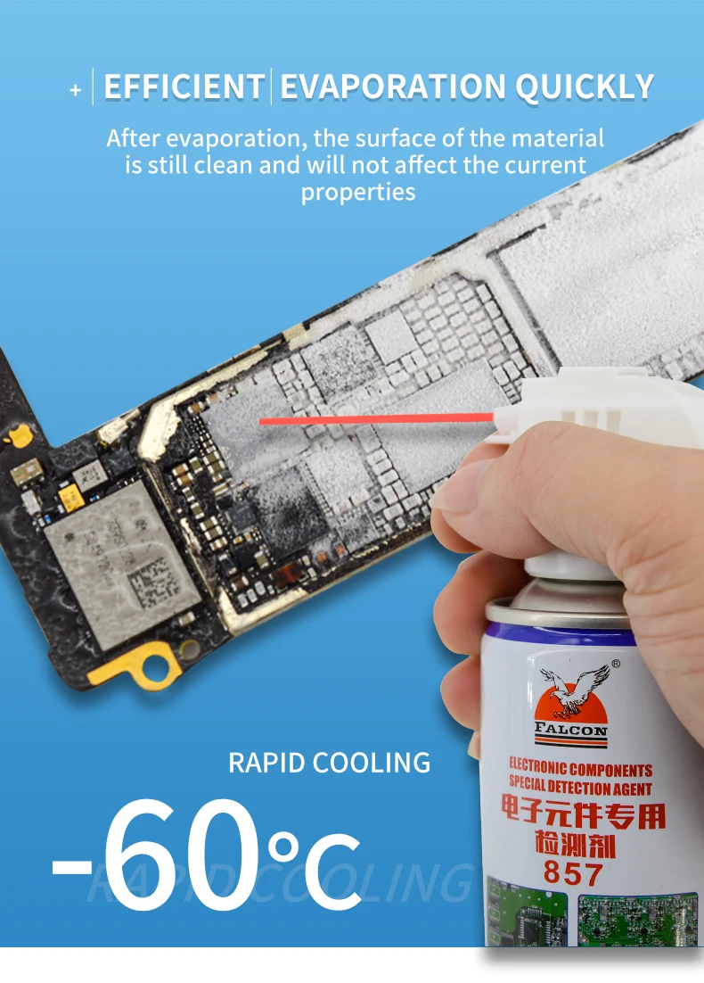 Falcon 857 Freeze Spray - Efficient PCB Testing Tool