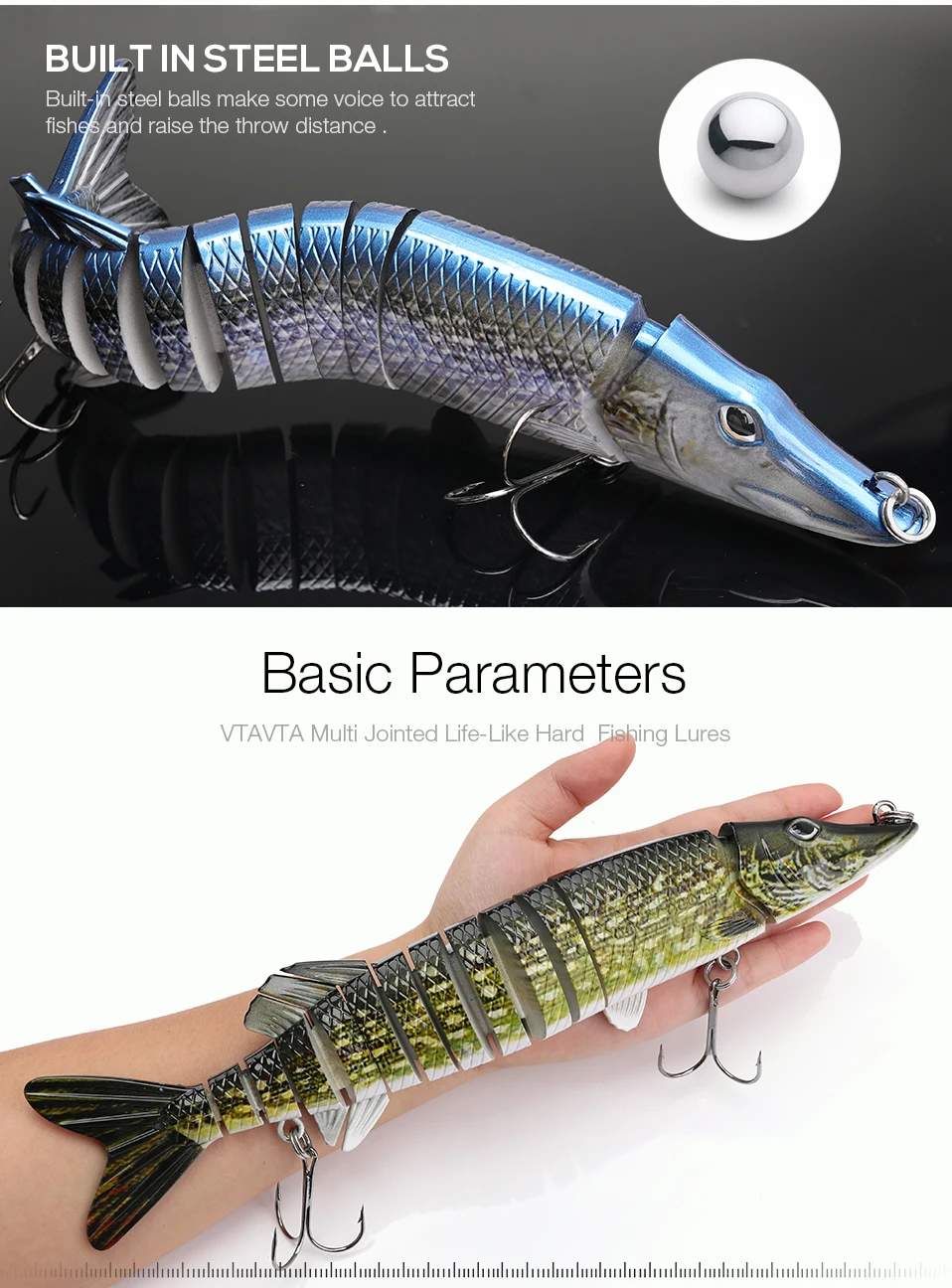 On Sales Best For Northern 3d Eyes Pike Fish Lures 5inch 8inch 12inch ...