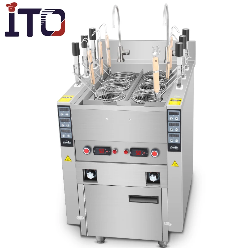 Commercial Automatic Lift 3 Baskets Noodle Cooker/electric Noodle ...