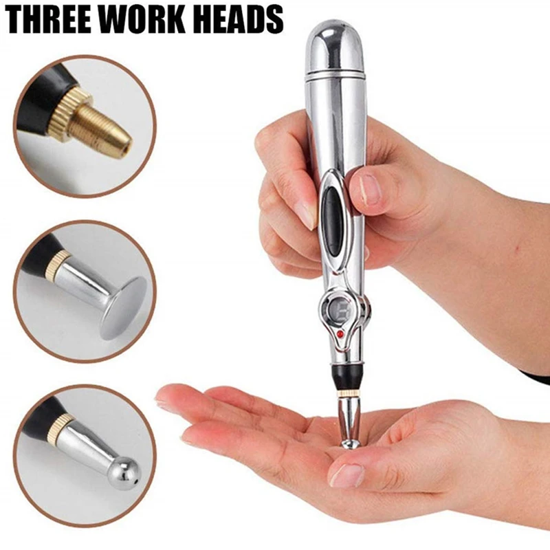 Electronic Acupuncture Tens Pen Electric Meridian Energy Point Massage ...