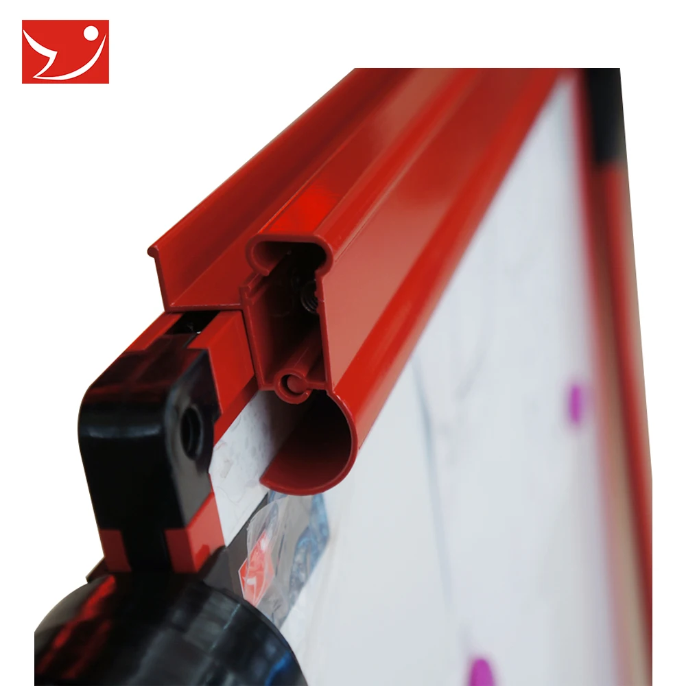 Magnetic Flip Chart Dry Erase Drawing Board With Red Color Folding ...