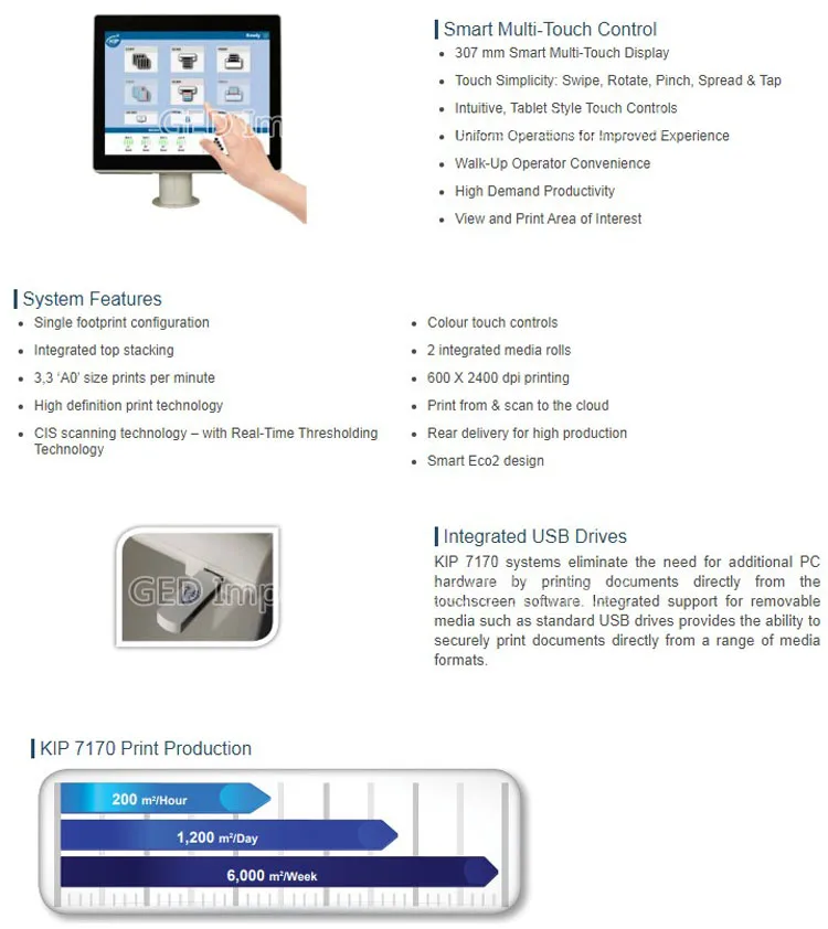 KIP7170 Blueprint Machine - High Resolution Scanning & Printing