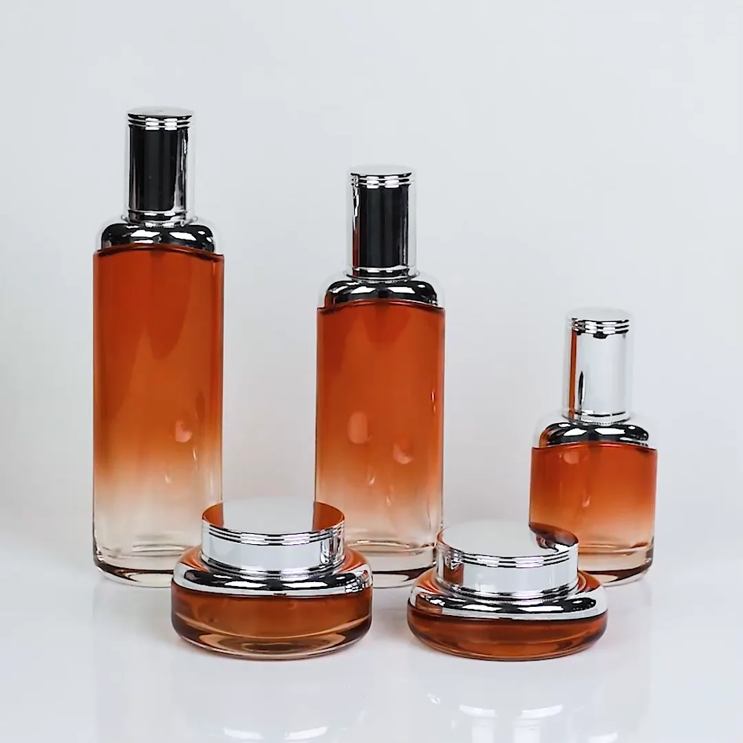 Jar Bottle Skin Care Cosmetic Set Container Empty Face Cream Serum ...