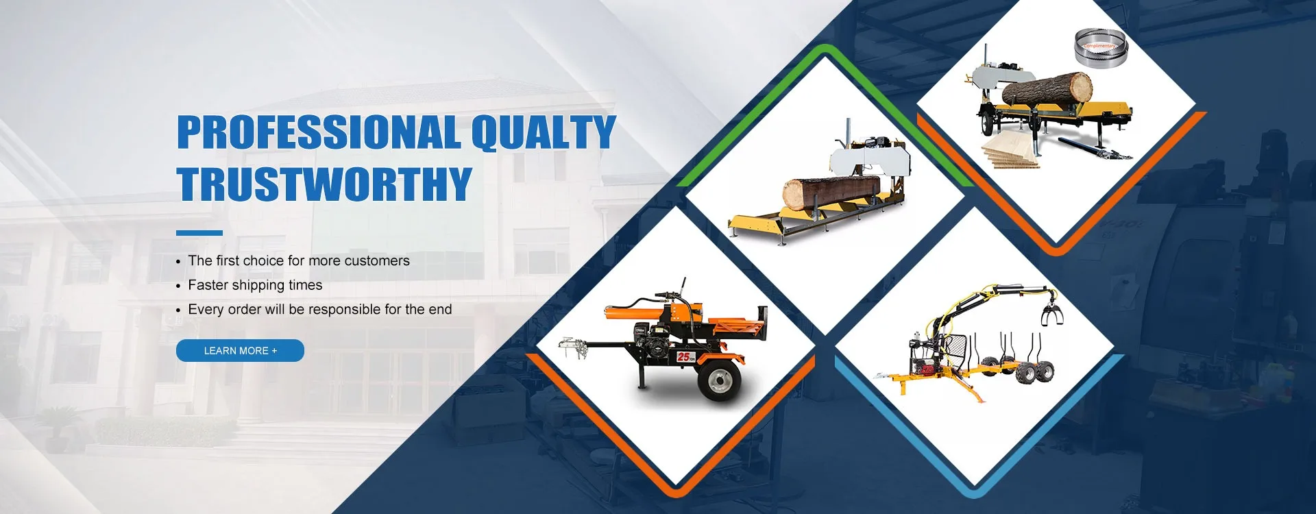 Shandong Jierui Machinery Equipment Co., Ltd. - Saw Mill, Log Splitter
