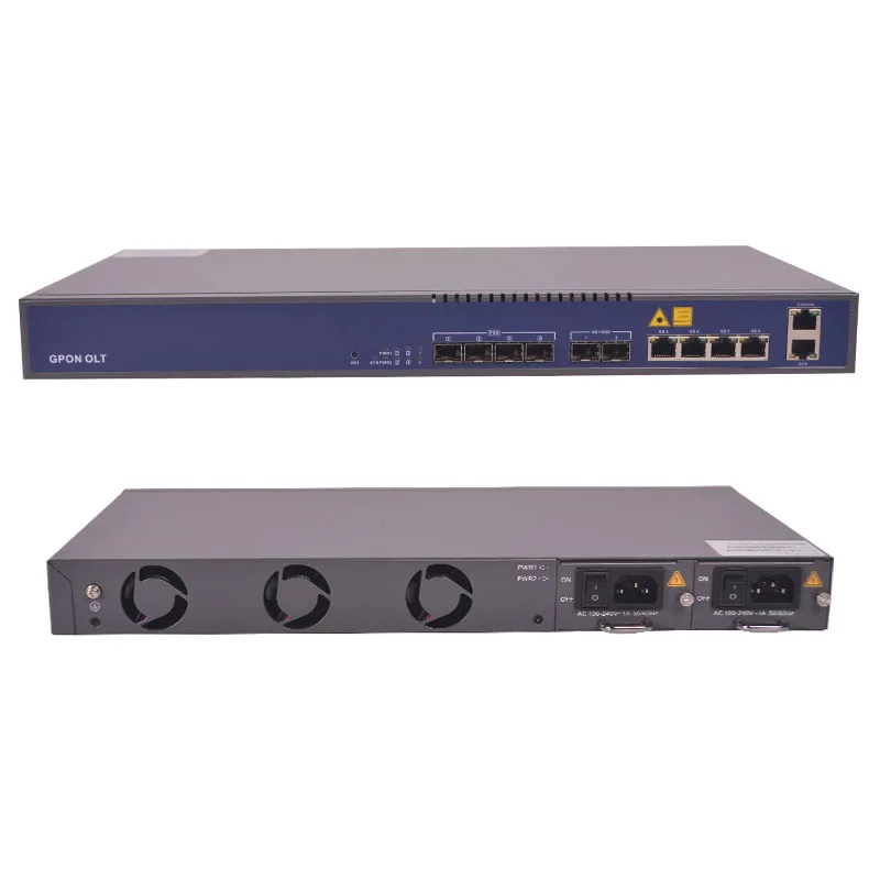 20 Km GPON OLT 4 Port FTTH Olt Gpon Vsol 512 Terminals OLT