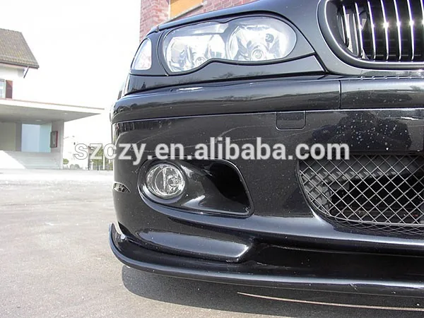 BMW E46 M TECH Front Lip Spoiler - Carbon Fiber Upgrade