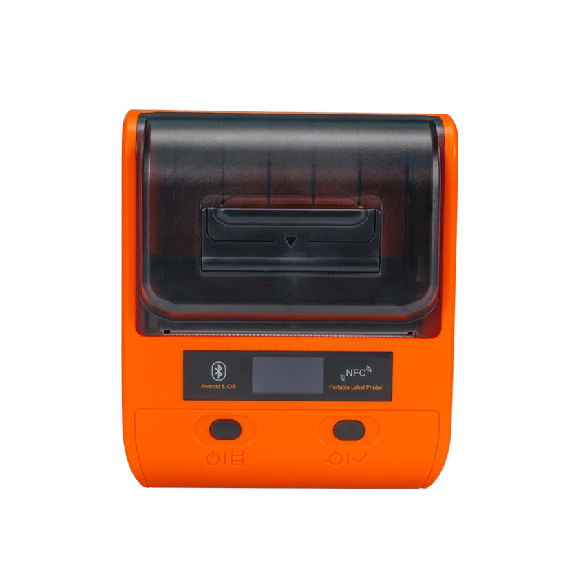 4 Inch Battery Powered Portable Wireless Printer Pt-80dc 80mm Thermal ...