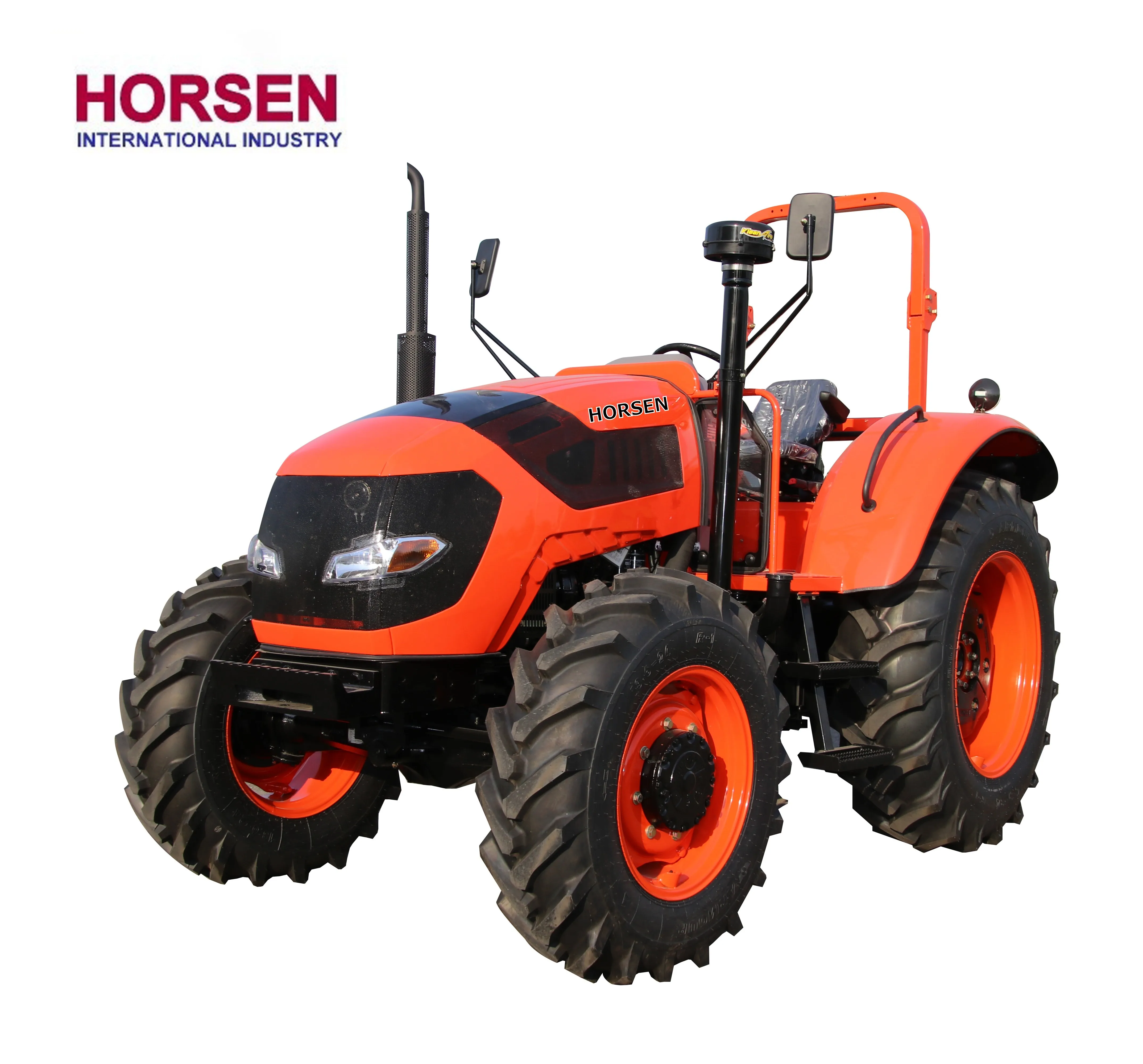 100HP Horsen Tractor with Loader and Backhoe - High Productivity