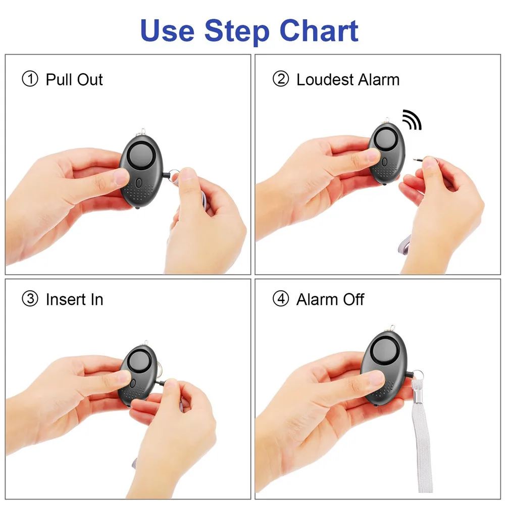 Big Button One Finger Press Wearable Arm Wear Personal Protective Voice ...