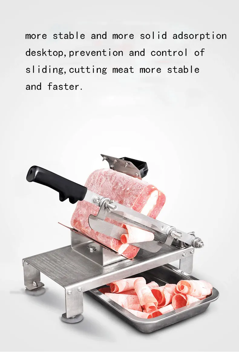 Manual Meat Cutter/frozen Beef Slices Machine/stainless Steel Home Use ...