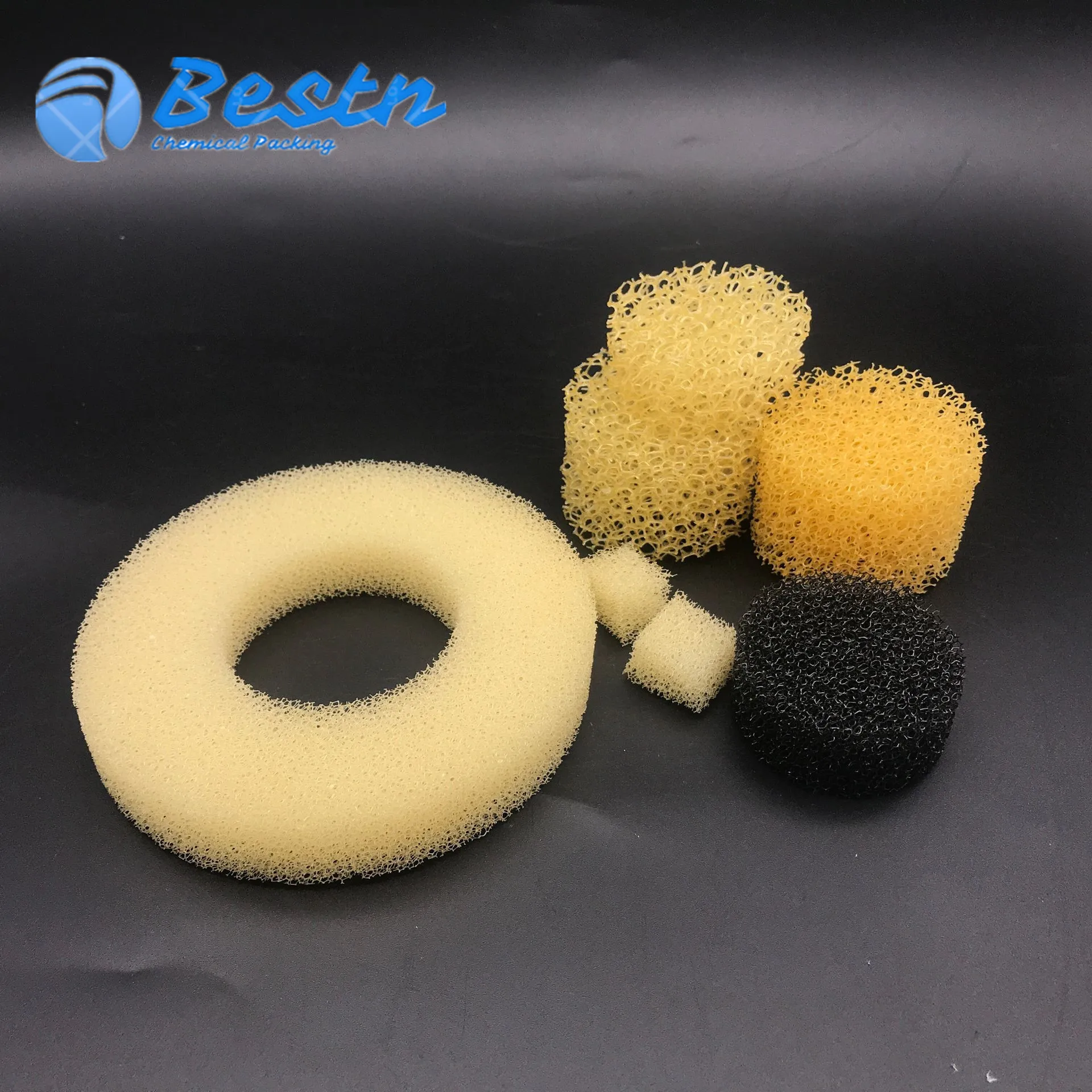 Polyurethane Wave Foam Activated Carbon Adsorption Filter Sponge 10 ...
