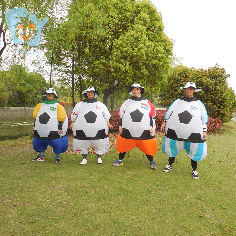 Unisex Halloween Party Football Match Mascot Inflatable Football Team ...