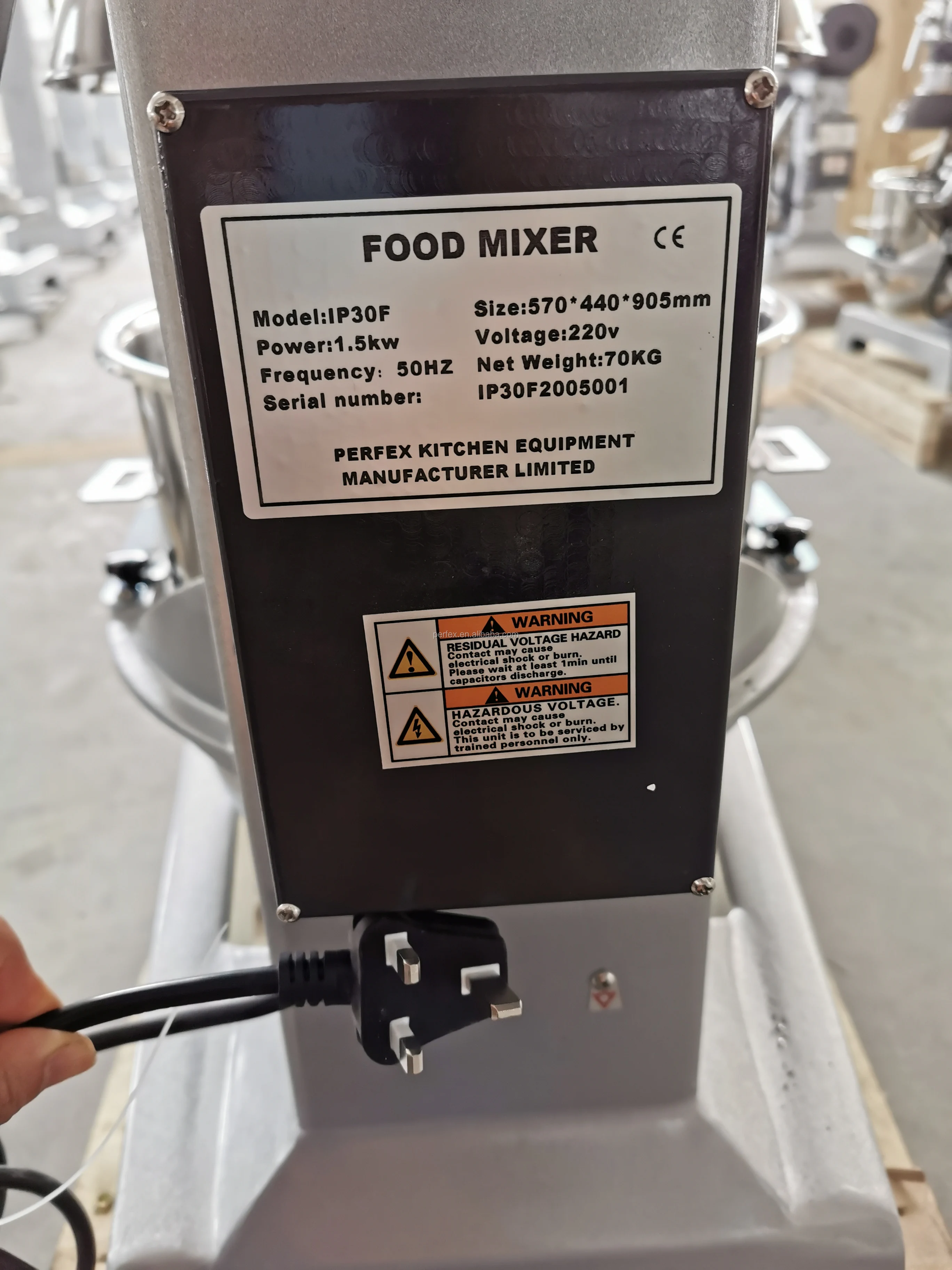 Perfex Planetary Mixer 20 Liters - Efficient Mixing Solutions