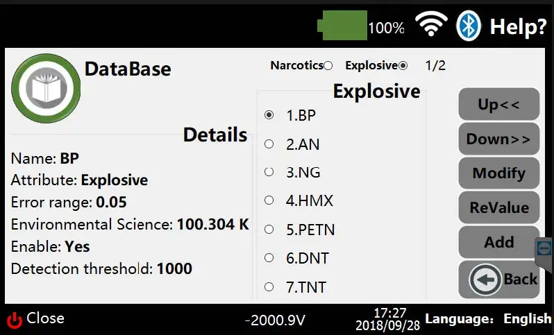 TPS-IMS Portable PIMS for Trace Detection of Drugs & Explosives