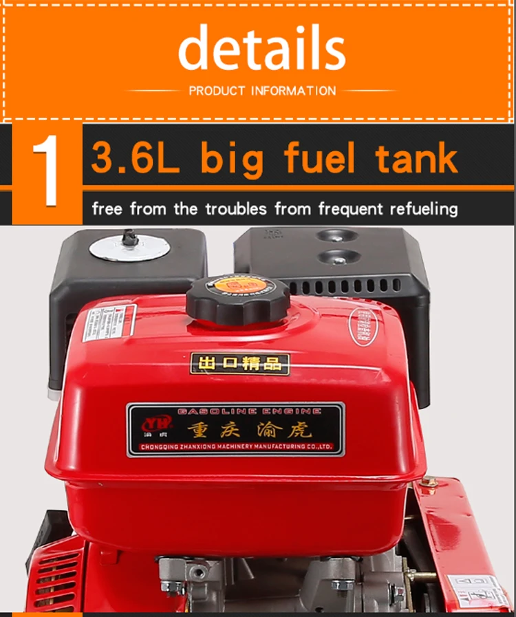 Gasoline Mini Cultivators Rotary Power Tiller Agricultural Land Ridging ...