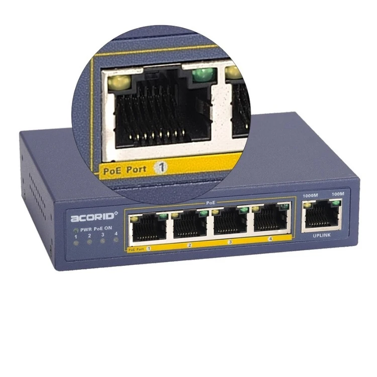 High Quality OEM Network Switch with 4ports - Shenzhen POE Switch