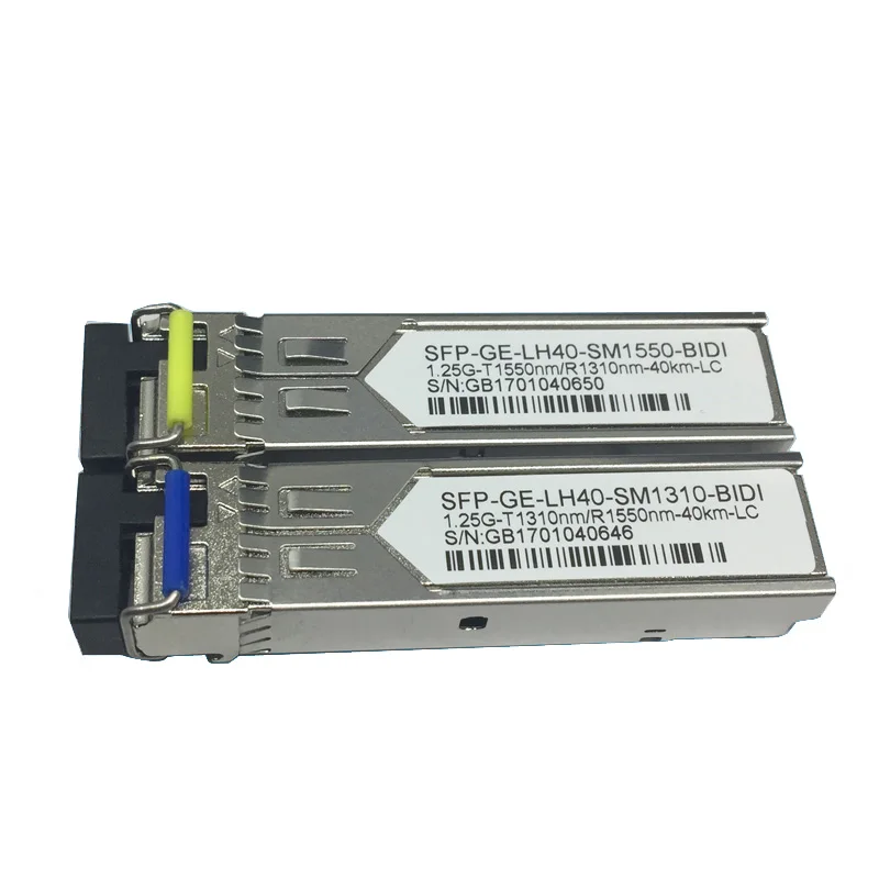 Gigabit Sfp 20km 1.25g-t1310-r1550 Bidi Optical Module Transceiver Ddm Lc Price Compatible With ...