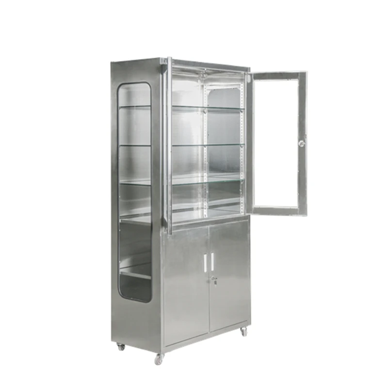 Medical Instrument Cupboard Furniture Stainless Steel Cabinet With ...