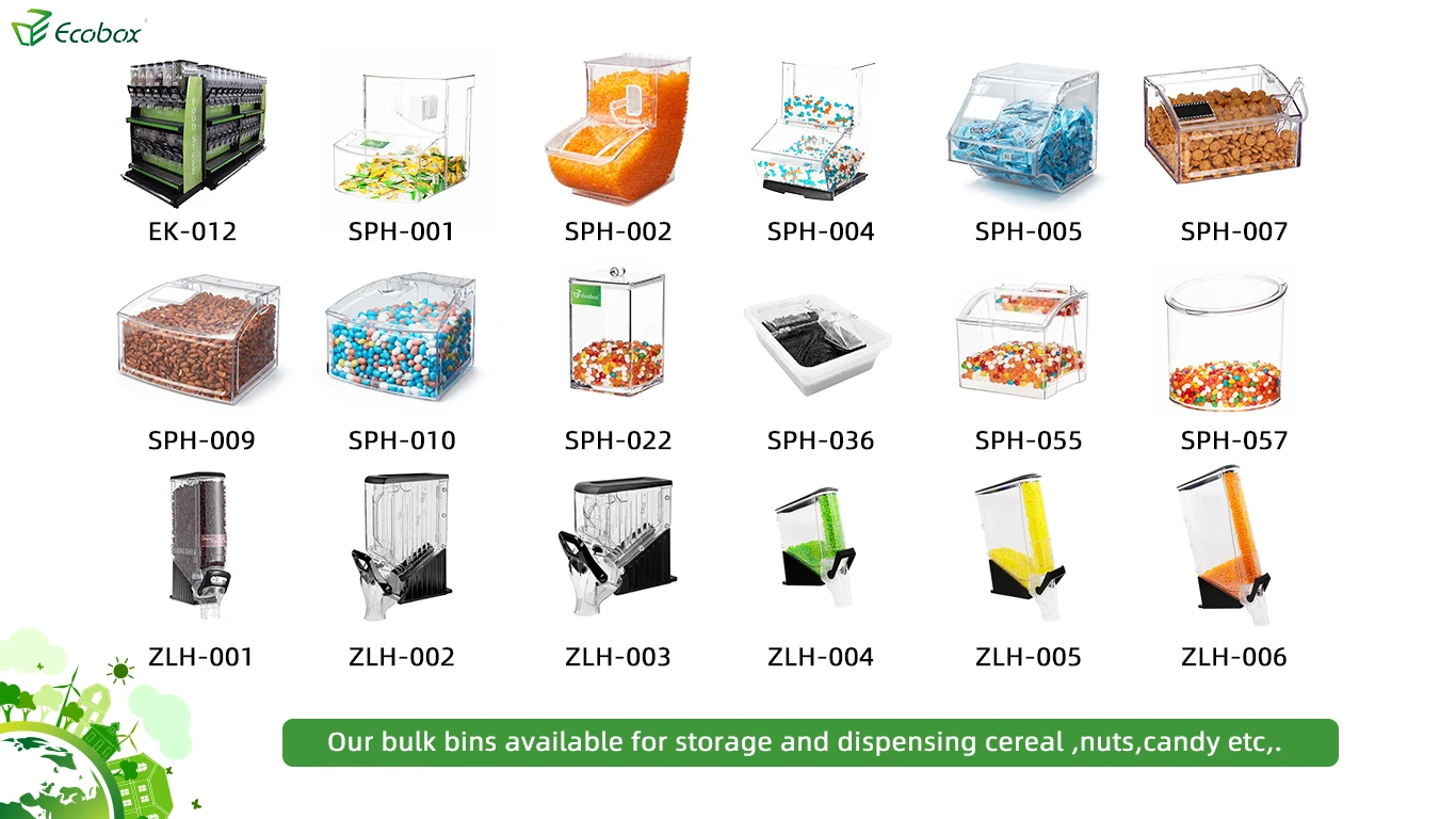 ECOBOX Supermarket Gravity Bins - Efficient Bulk Food Dispensers