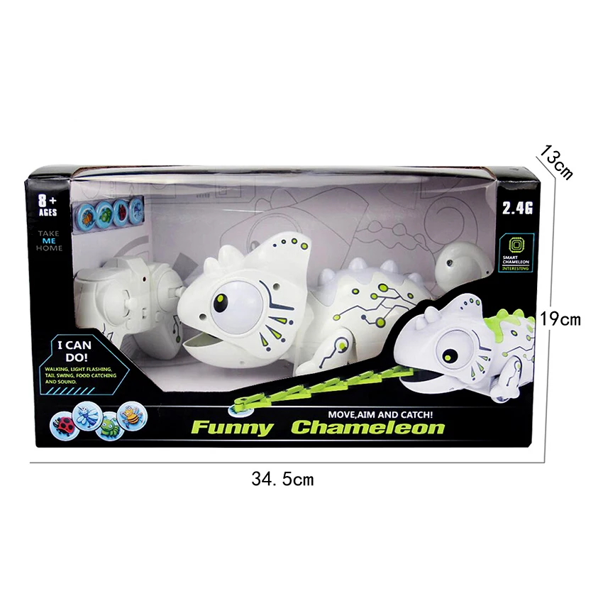 Kidsextendable Tongue Dinosaur Simulation Remote Control Robot Animal ...