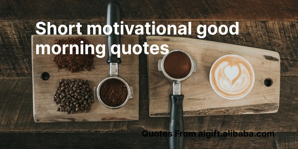 Short Motivational Good Morning Quotes to Start Strong