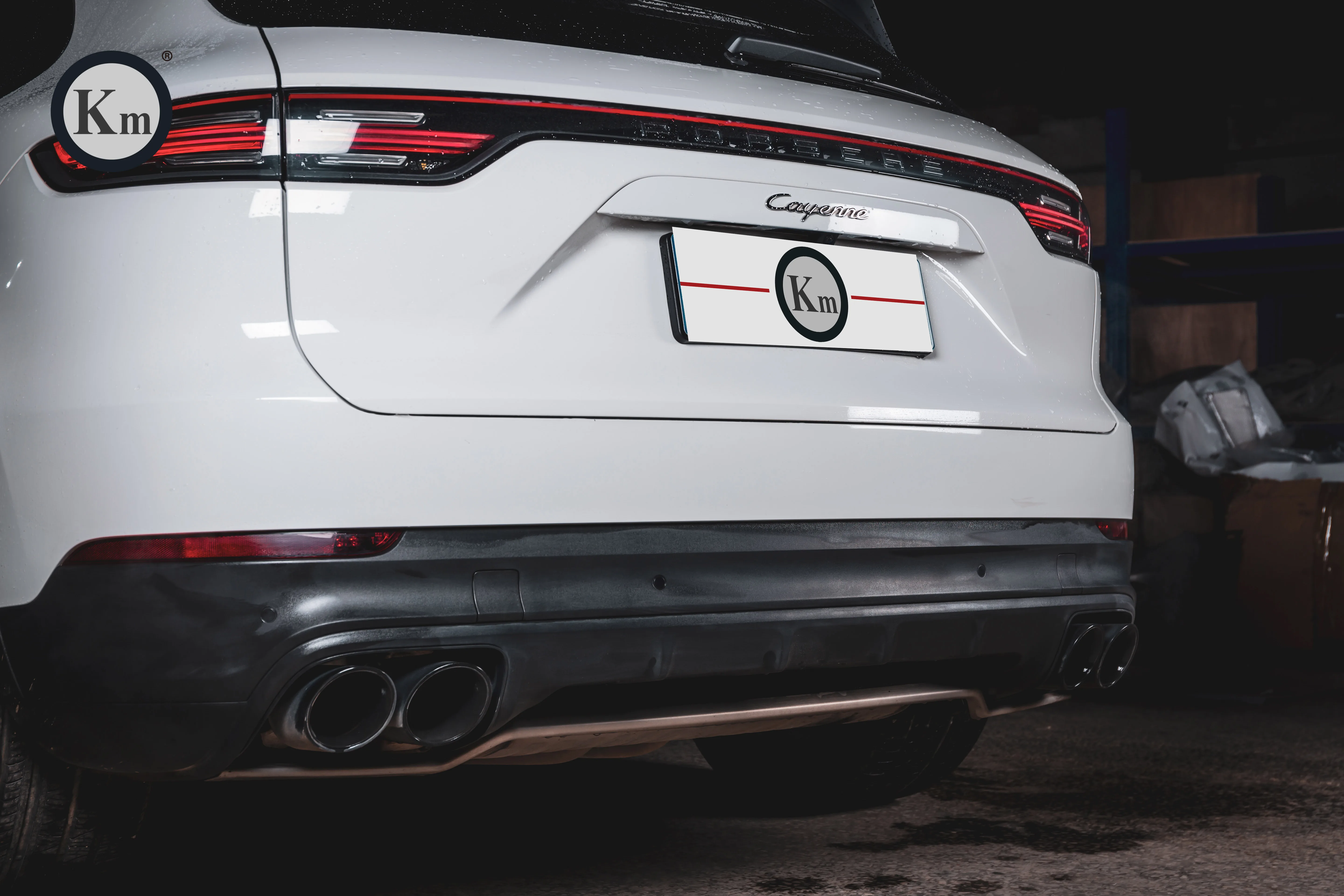 Porsche Cayenne 9Y0 2018-Up Rear Diffuser Bodykit for OE Fitment ...