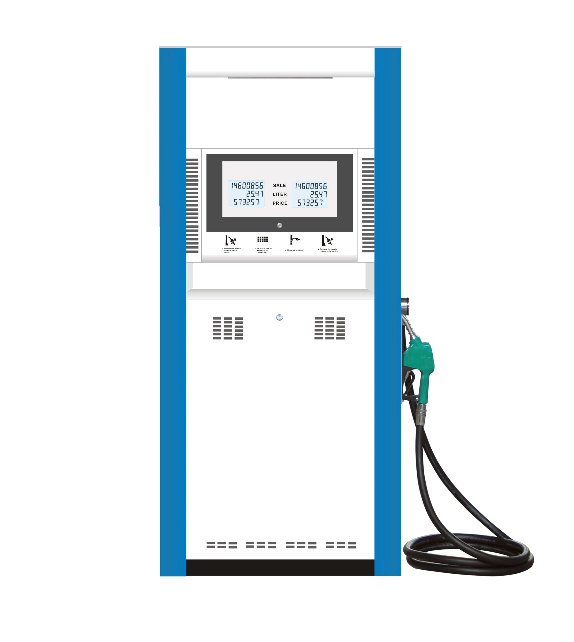 Blue Sky Fuel Pump Dispenser Dispensing Pumps Gas Station Mechanical ...