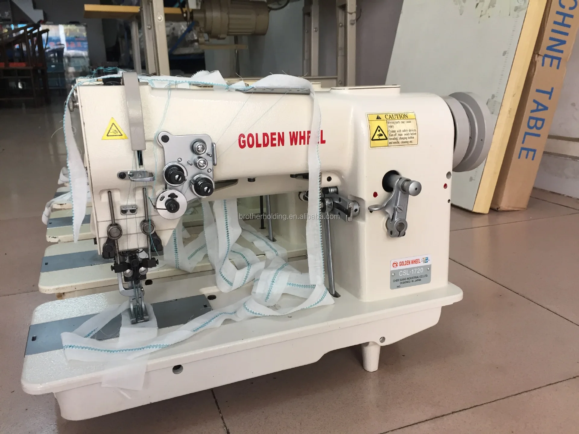 Golden Wheel CSL-1720 Double Needle Sewing Machine for Thin Material