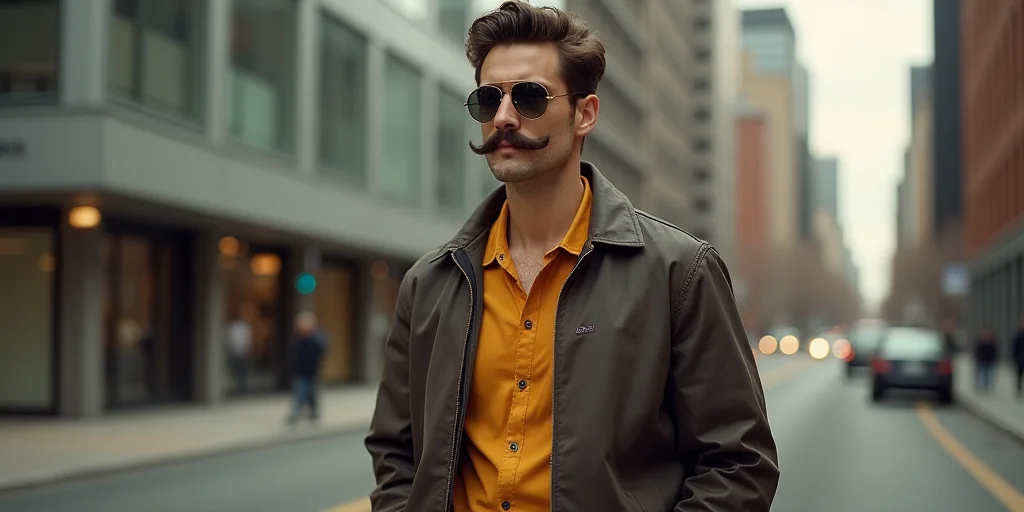 Top Gun Mustache Style – Retro Trend 2025 on Alibaba.com