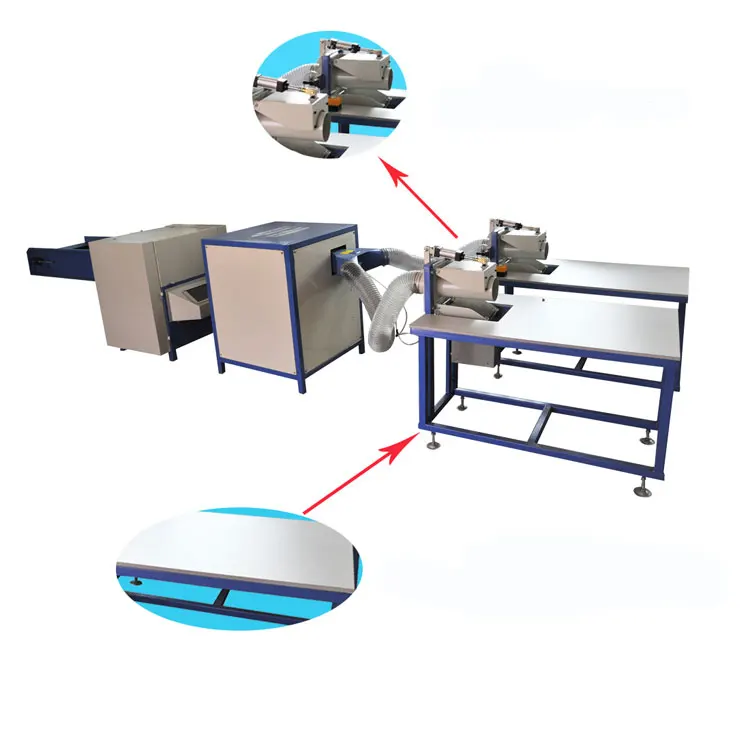High Quality Pillow Stuffing Machine - Double-Head Seat Cushion Filling ...