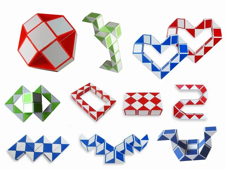 24 Blocks Magic Snake Cube#mr-01 - Buy Magic Snake Cube,Magic Snake ...