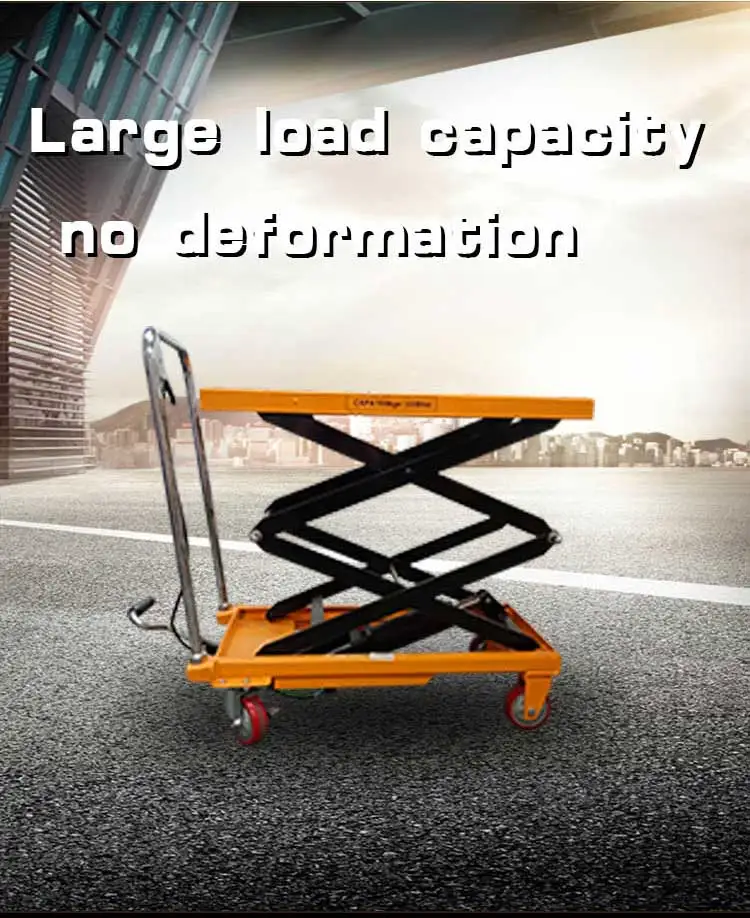 Hand Manual Lift Table - Hydraulic Work Platform