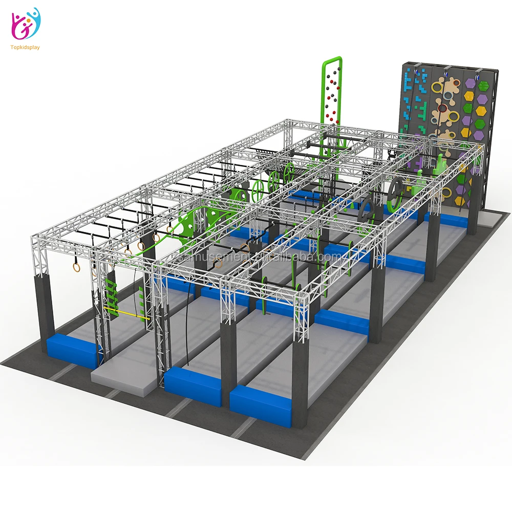 New Style Large Commercial Exercise Equipment Indoor Ninja Warrior ...